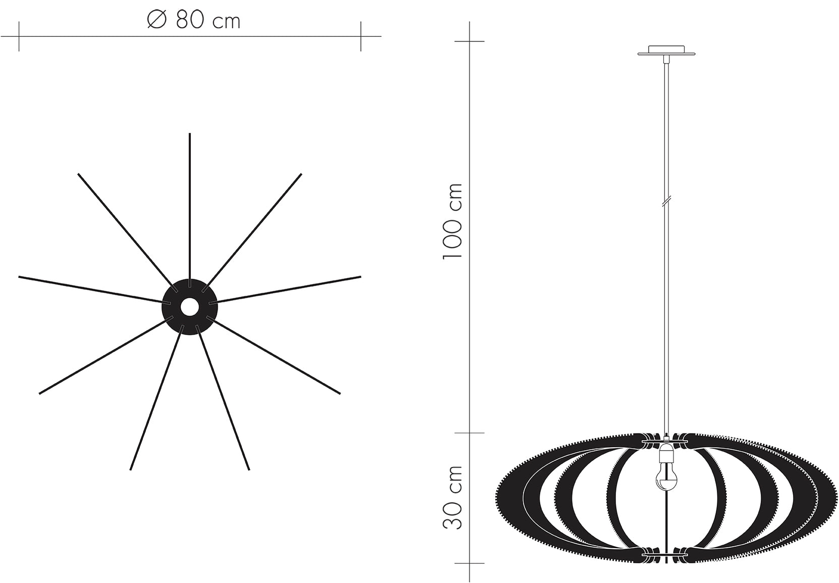 ETIOLA pendant lamp - French manufacture, handmade – lafablight